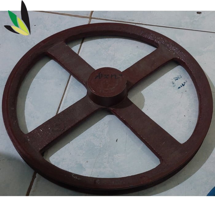 Pulley Jari A1 x 12 inch Bahan Besi Cor | Bengkel Madanitec