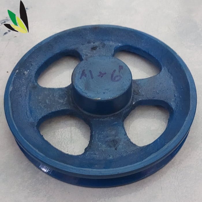 Pulley Jari A1 x 6 inch Bahan Besi Cor | Bengkel Madanitec